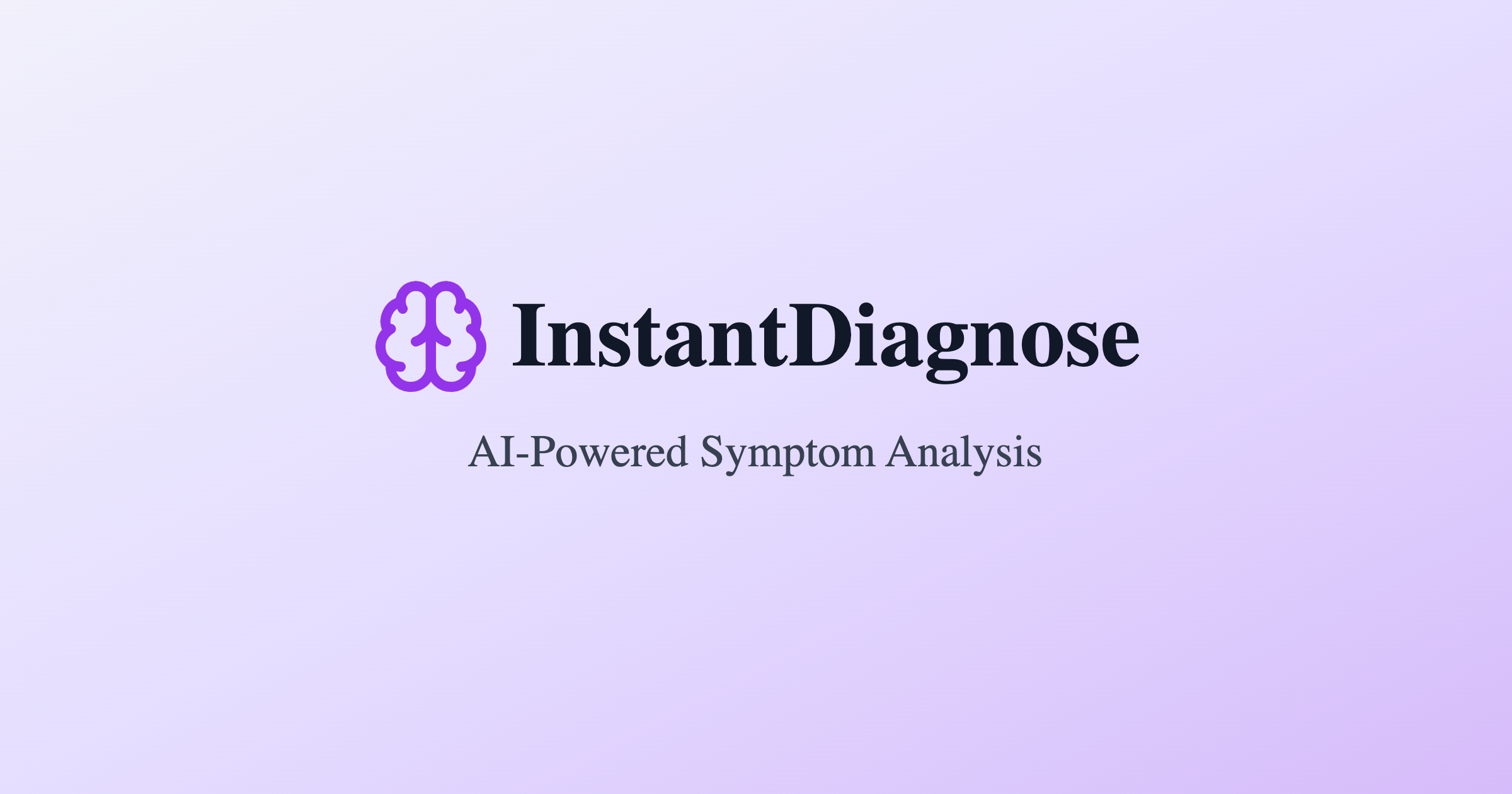 InstantDiagnose - AI-Powered Symptom Analysis